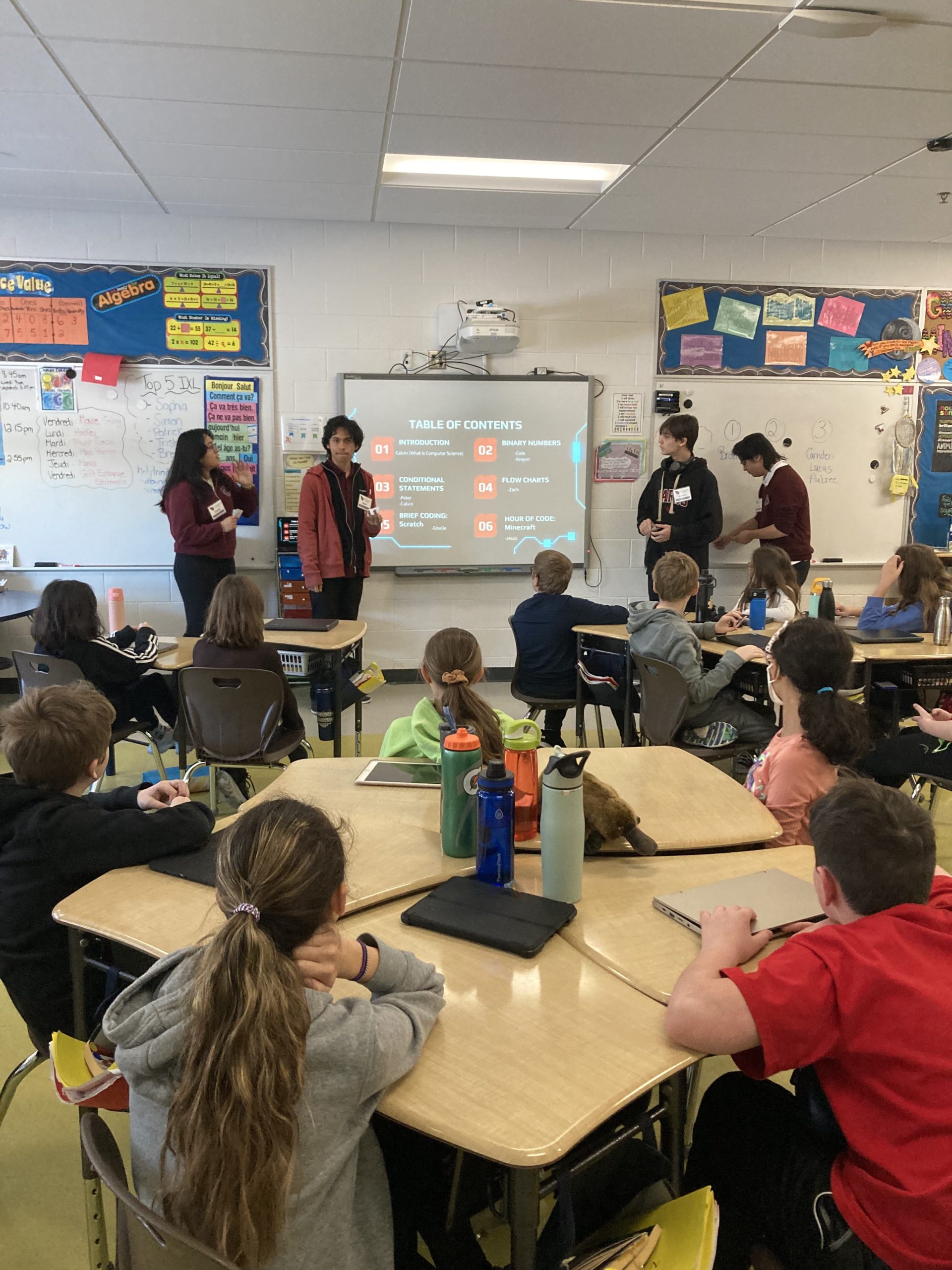 SCC Students Pair Up with Holy Trinity Students for Hour of Code ...